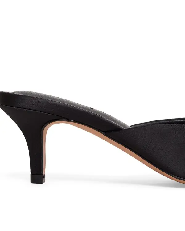 PHASE EIGHT Pointed Satin Mules