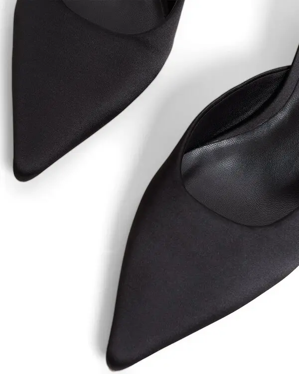 PHASE EIGHT Pointed Satin Mules