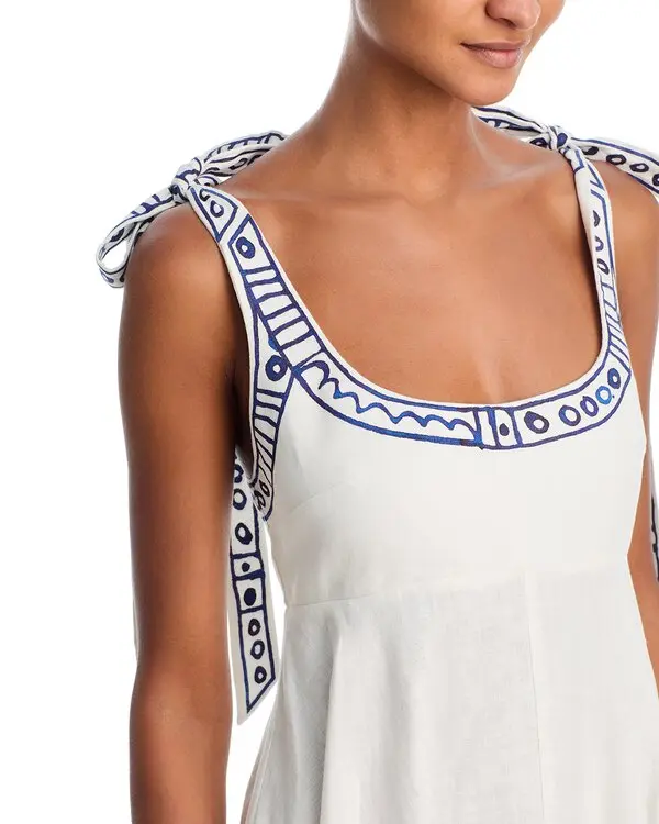 ALEMAIS Leela Ballet Linen Sundress