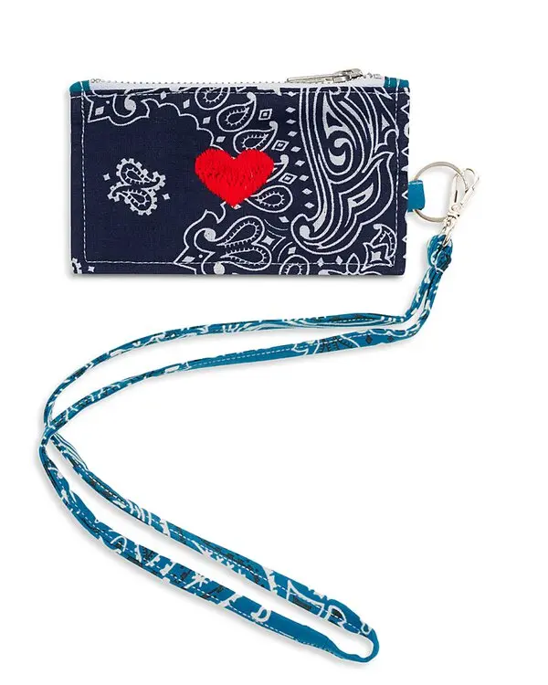 CALL IT BY YOUR NAME Bandana Card Holder - Navy