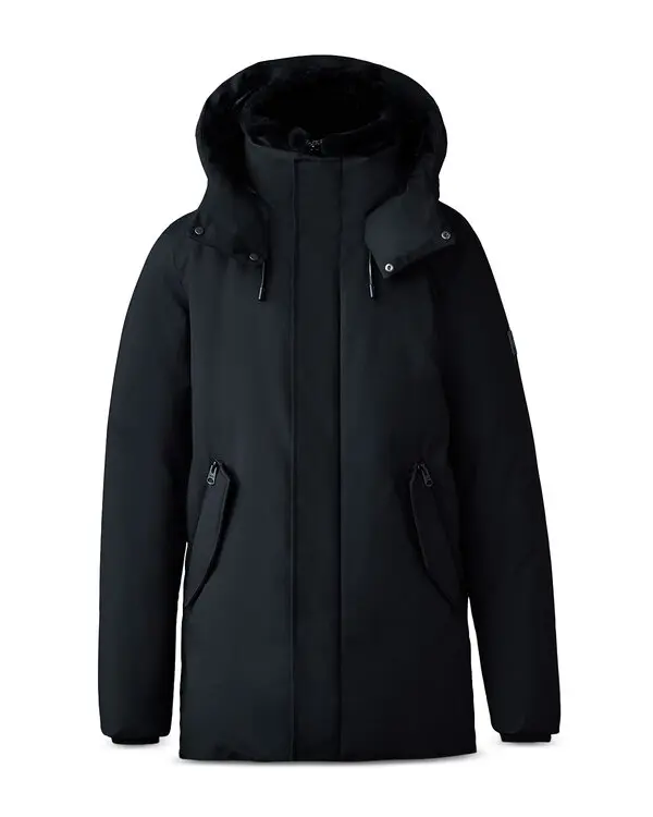 Mackage Sullivan 2-in-1 Down Coat With Removable Bib - Black