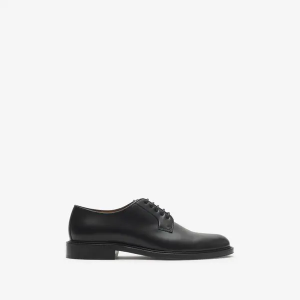 Burberry Leather Manor Derby Shoes