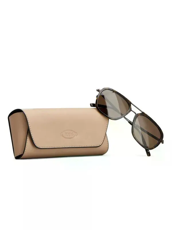 TOD'S Square Frame Sunglasses - Brown