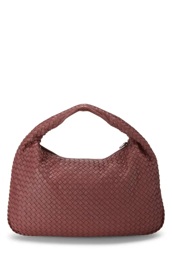 Bottega Veneta Intrecciato Veneta Hobo - Red