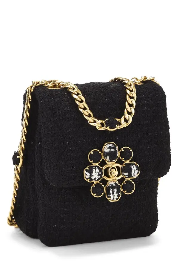 Chanel Tweed Bijoux Chain Flap