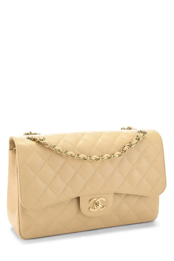Chanel Quilted Caviar Flap Bag