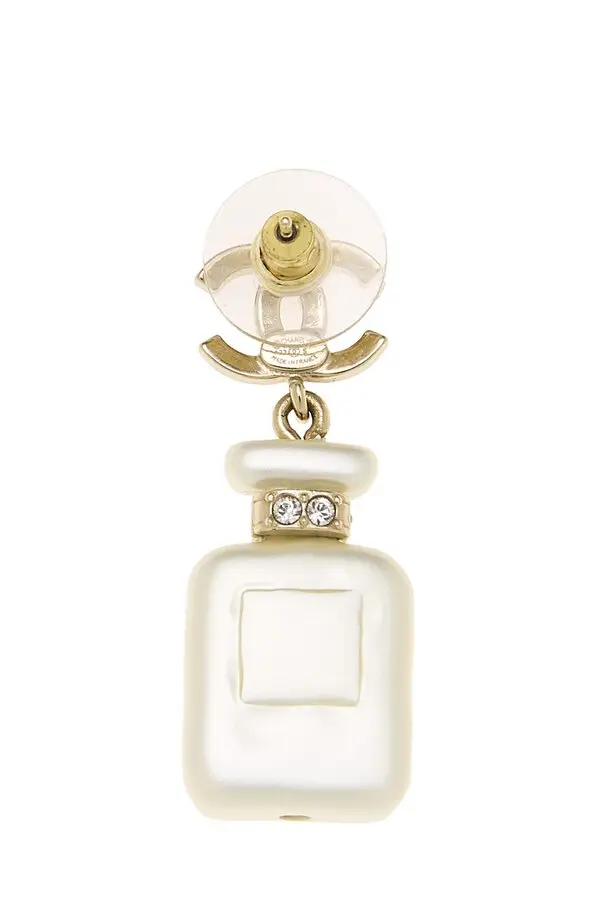 Chanel N°5 Perfume Dangle Earrings