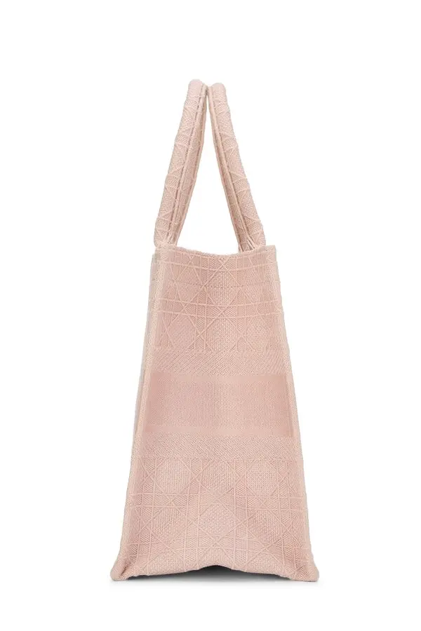 Dior Embroidered Book Tote - Pink
