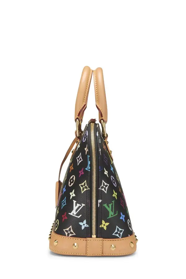 LOUIS VUITTON Takashi Murakami Monogram Multicolore Alma Nm - Black