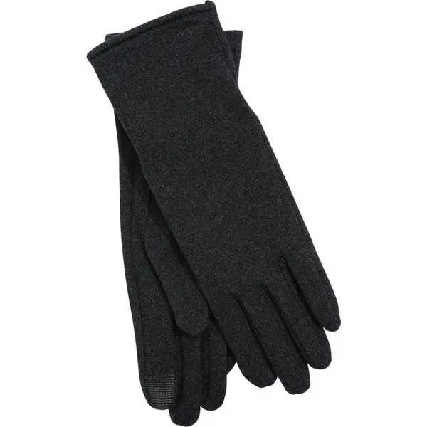 Echo Comfort Stretch Long Touch Gloves - Charcoal Heather