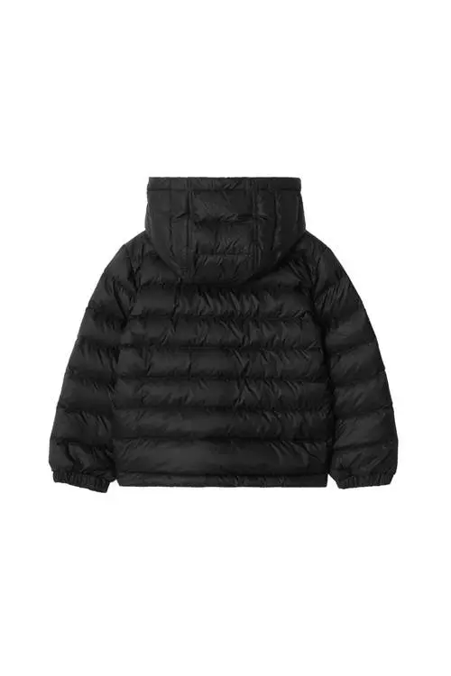 Burberry Checker-tape Nylon Hooded Puffer Jacket
