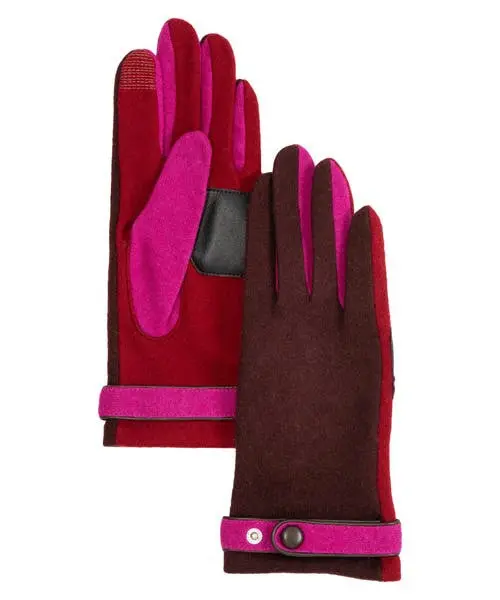 Echo Adjustable Belt Gloves - Winter Berry