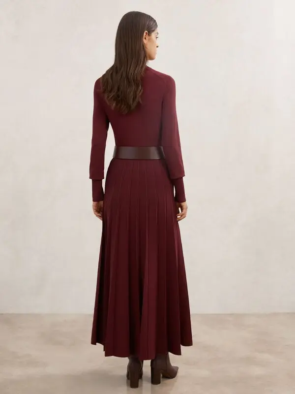 calista midi dress Calista Dress | Tie-Front Midi Dress