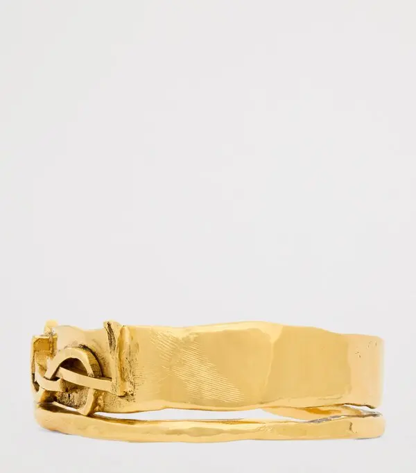 Saint Laurent Cassandre Monogram Bangle