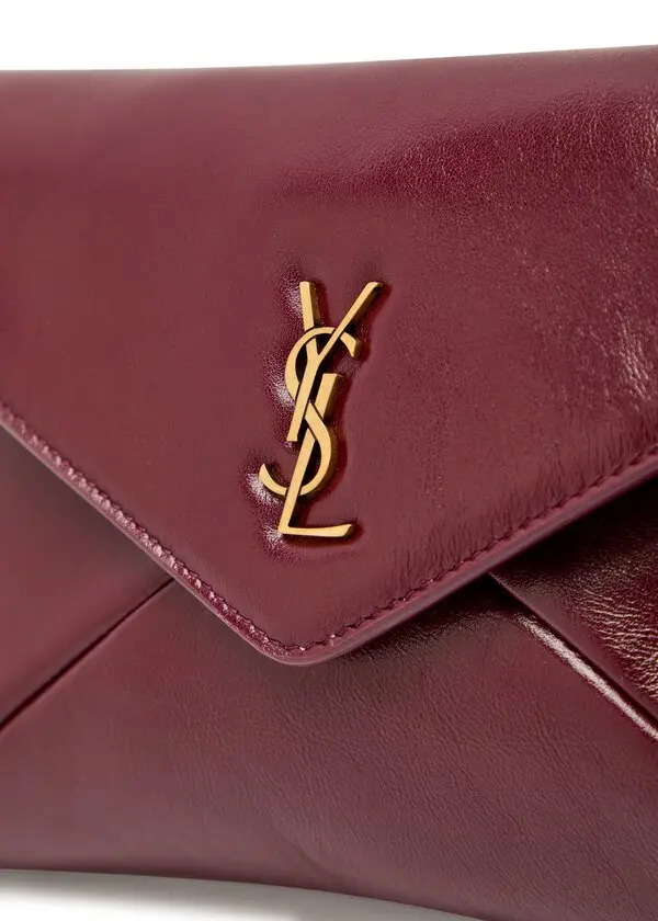 Saint Laurent Envelope Leather Wallet-on-chain