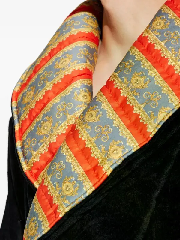 Versace Striped Bath Robe