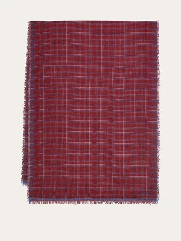 FERRAGAMO Cashmere And Silk Scarf - Red