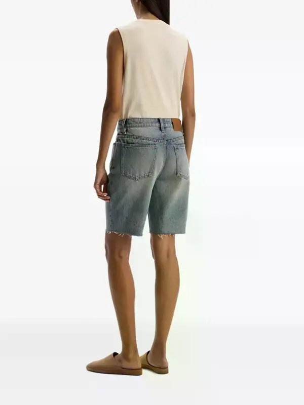 12 STOREEZ Frayed-edge Denim Shorts
