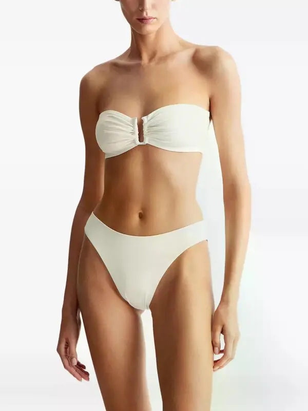 12 STOREEZ Ruched Bikini Top