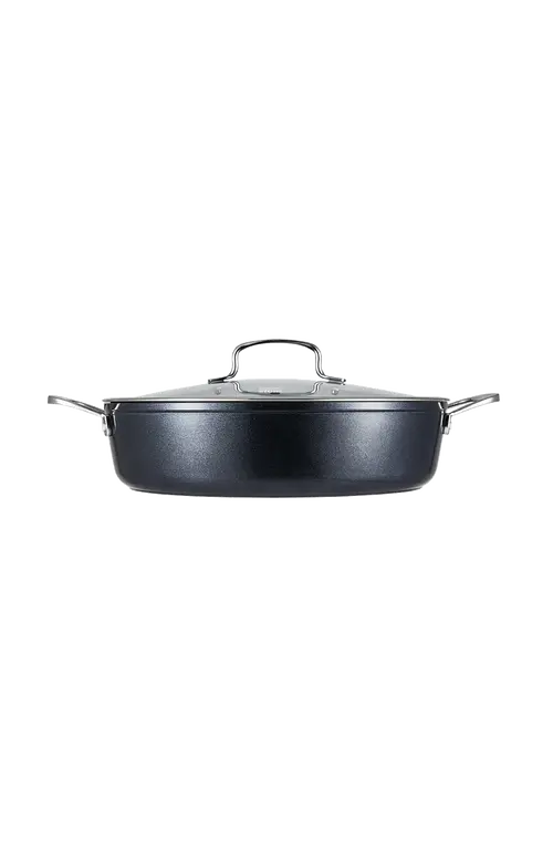 CUISINE::PRO® Green Stone™ 6.1 Qt. Ultimate Pan With Lid - Black