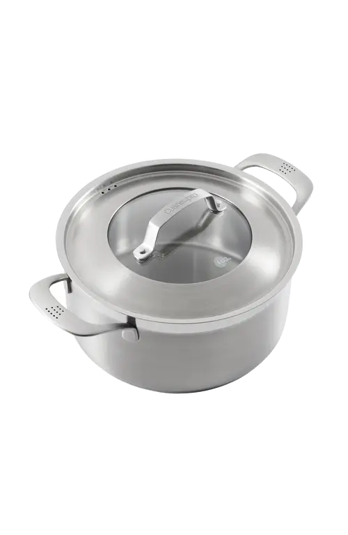 CUISINE::PRO Id3® Ss 5 Qt. Casserole Pan With Lid - Silver