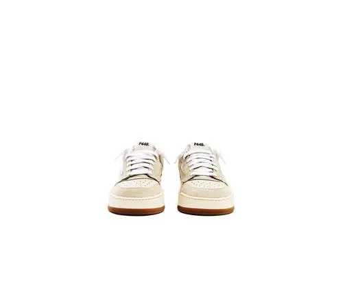 P448 Brixton Low Top Sneakers - Neutral/silver
