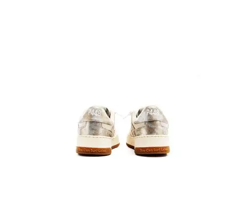 P448 Brixton Low Top Sneakers - Neutral/silver
