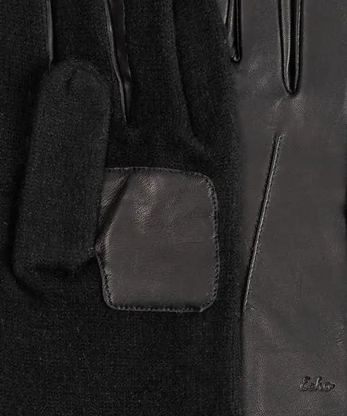 Echo Knit Combo Leather Glove