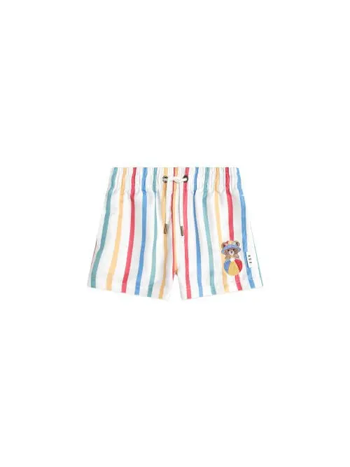 HUXBABY Stripey Swim Shorts - Multi