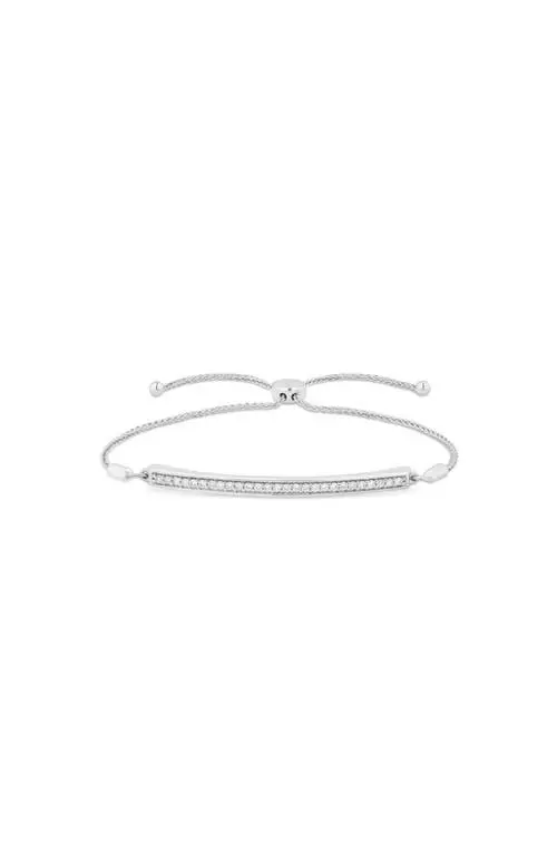 SEED2STONE Pavé Lab-grown Diamond Slider Bracelet - Silver