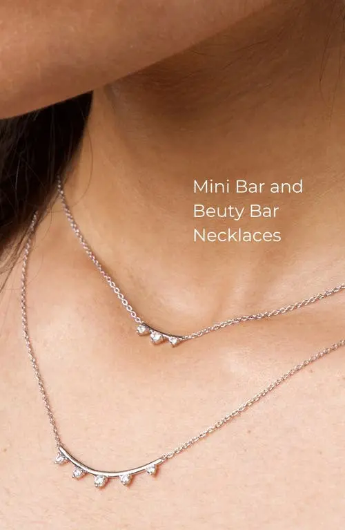 SEED2STONE Lab Grown Diamond Bar Necklace