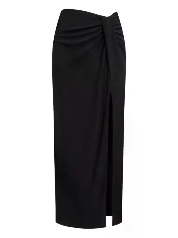 12 STOREEZ Draped Maxi Skirt