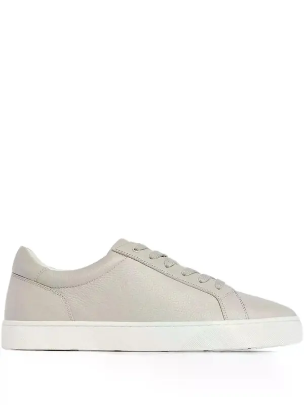 12 STOREEZ Leather Sneakers - Grey
