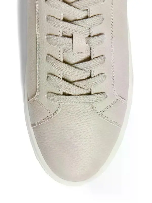 12 STOREEZ Leather Sneakers - Grey