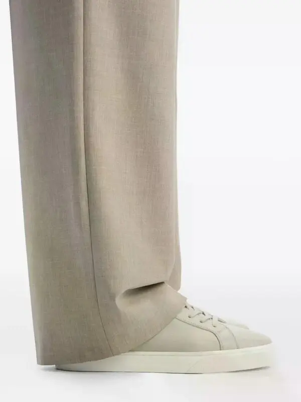 12 STOREEZ Leather Sneakers - Grey