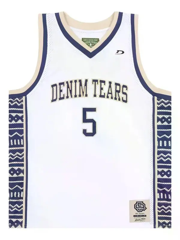 DENIM TEARS 5q Game Jersey - White