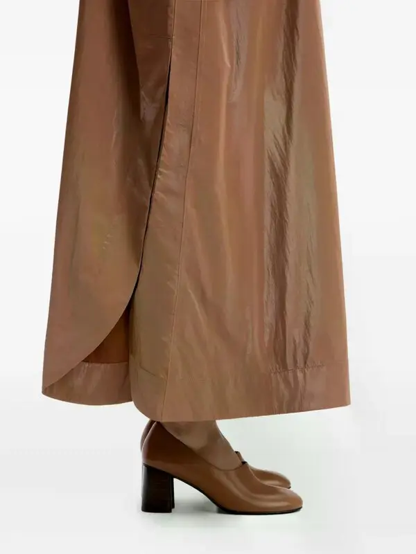 12 STOREEZ 70mm Leather Pumps - Brown