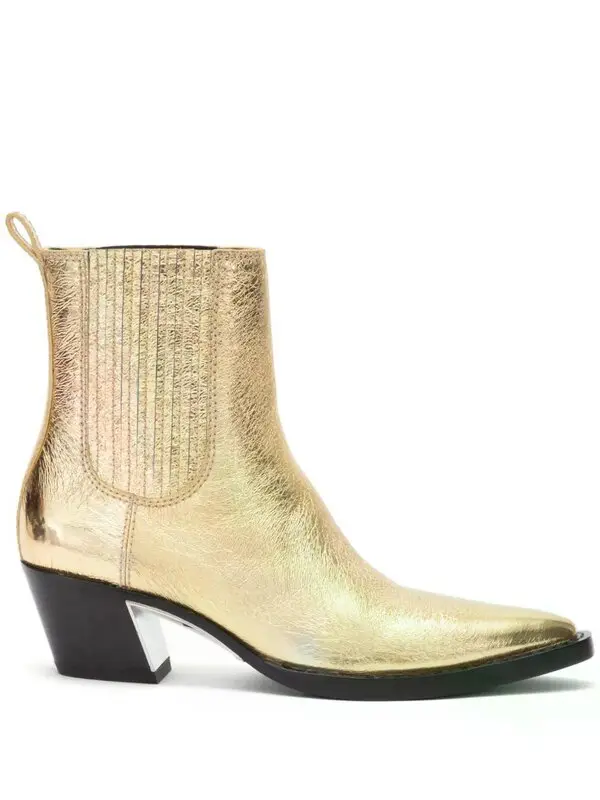 3.1 Phillip Lim Downtown 60mm Leather Boots - Gold