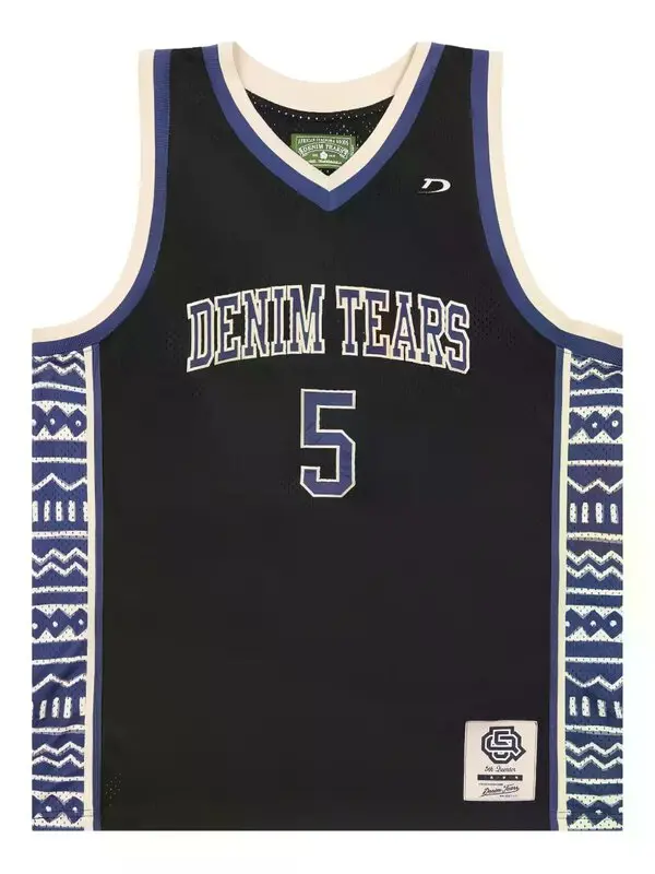 DENIM TEARS 5q Game T-shirt - Black