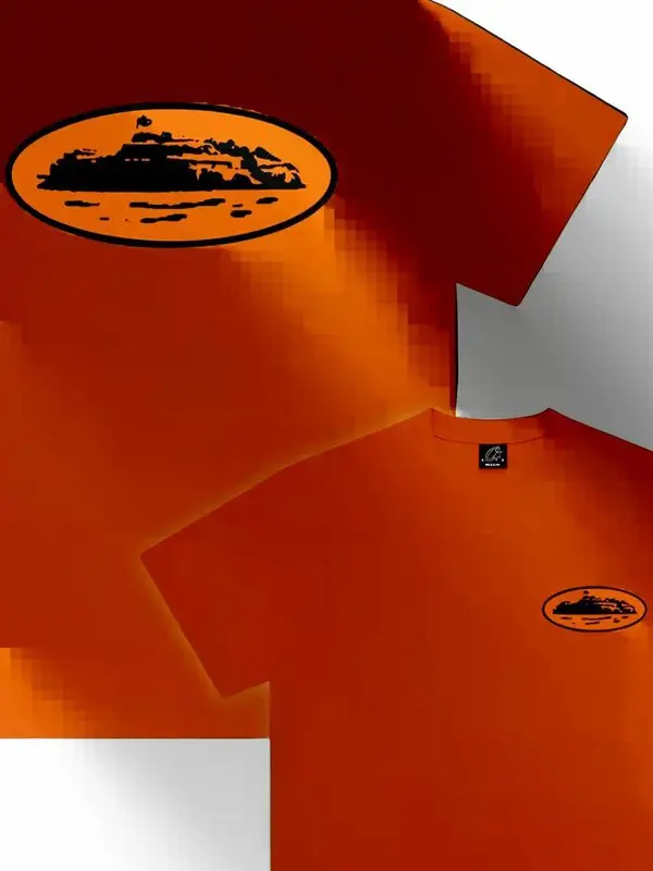 Corteiz Island T-Shirt - Orange | Editorialist