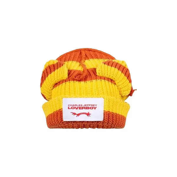 CHARLES JEFFREY Chunky Ears Beanie - Yellow