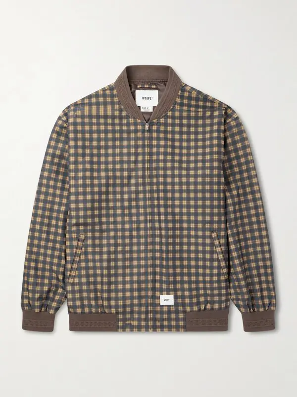 WTAPS Checked Shell Jacket - Neutrals