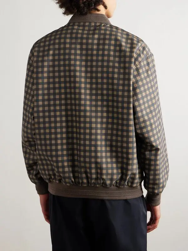 WTAPS Checked Shell Jacket - Neutrals