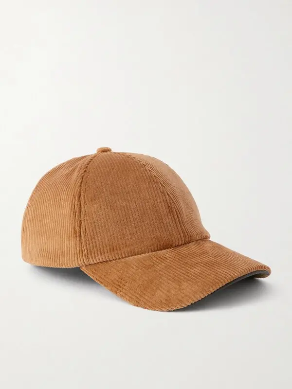 Sease 2.0 Cotton-blend Corduroy Baseball Cap - Orange