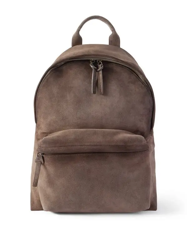 Officine Creative Oc 001 Suede Backpack - Brown