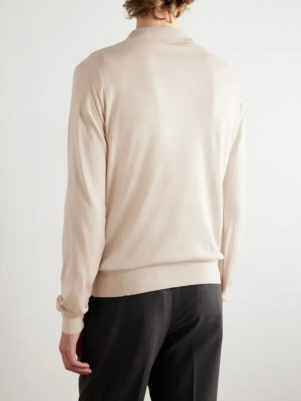 John Smedley Bradwell Slim-fit Cotton Polo Shirt - Neutrals