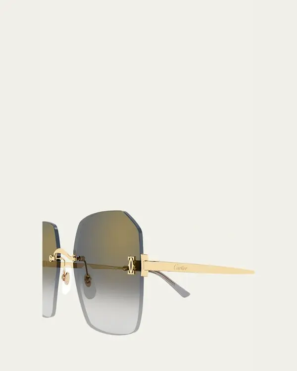 Cartier Classic Décor C Geometric Sunglasses