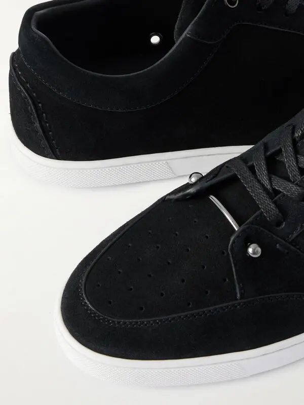 CHRISTIAN LOUBOUTIN Chambelisneak Panelled Suede Sneakers