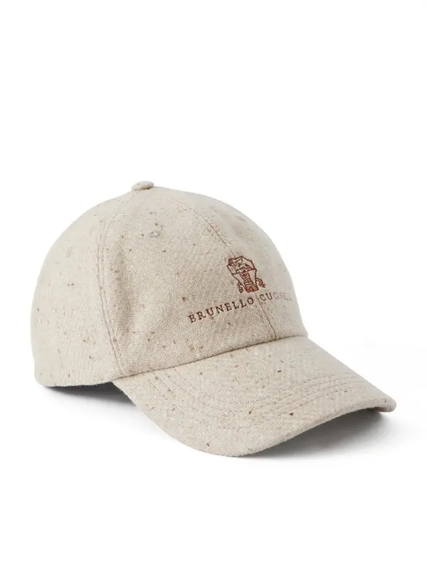 Brunello Cucinelli Logo-embroidered Baseball Cap - Neutrals