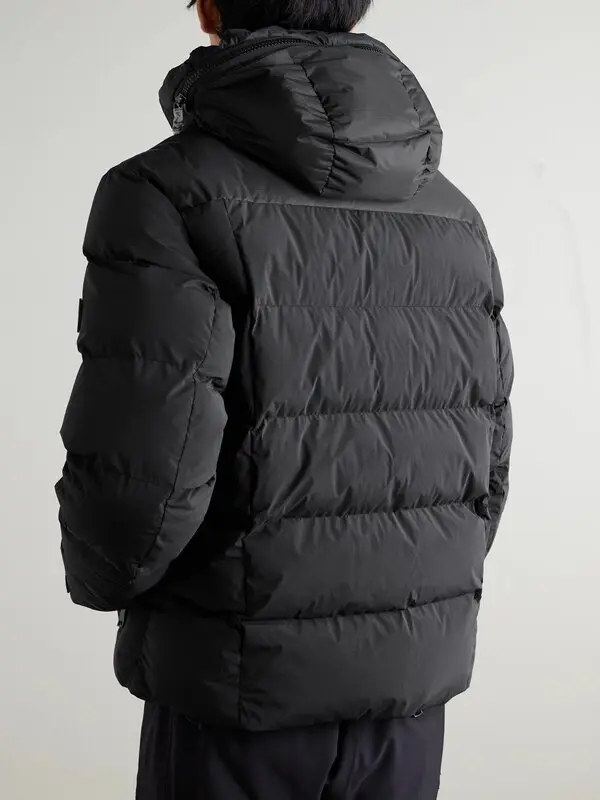 Bogner Blaine Panelled Quilted Shell Hooded Jacket